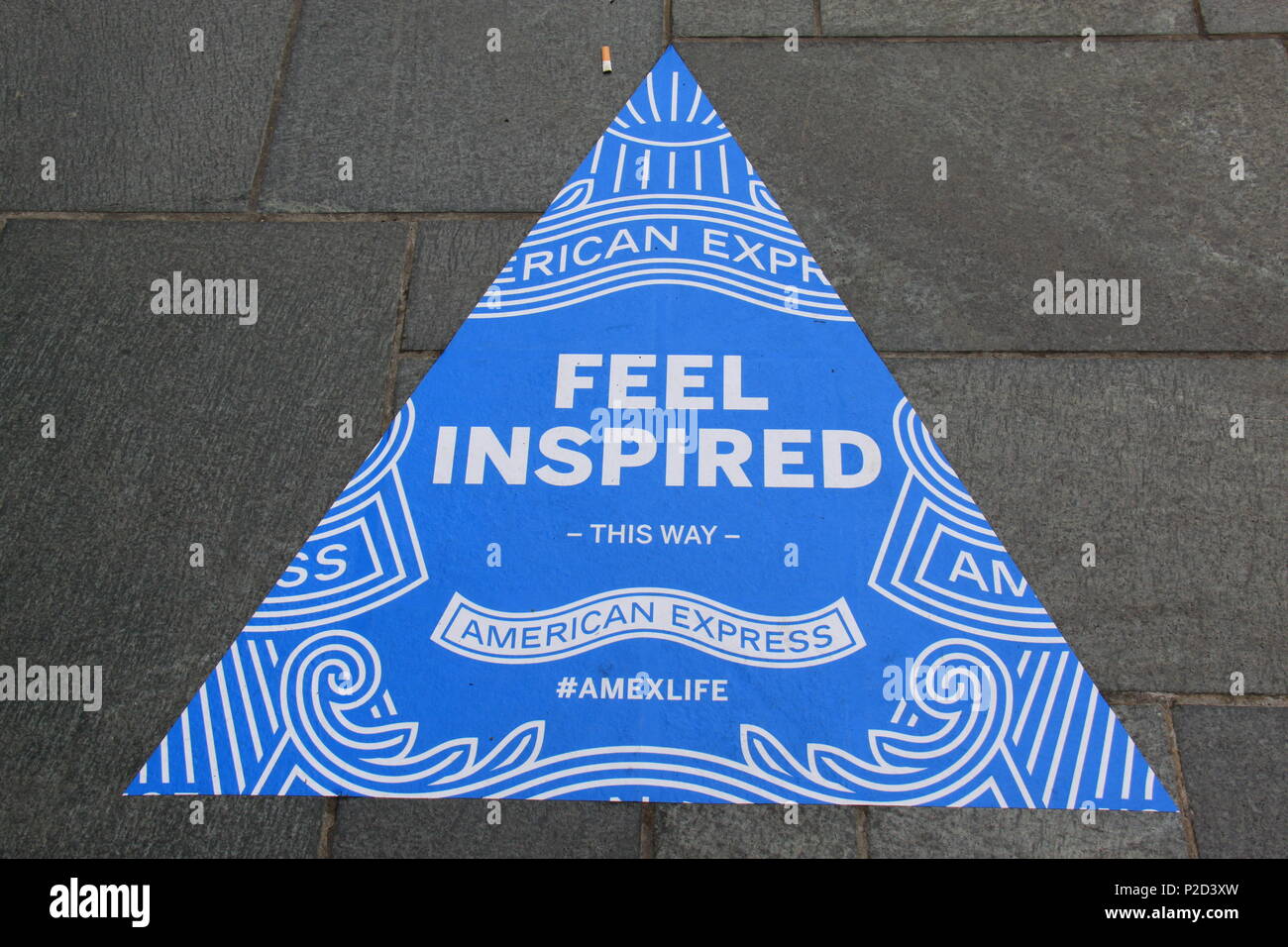 American Express "Immersive Experience" promotion of its new Global ...