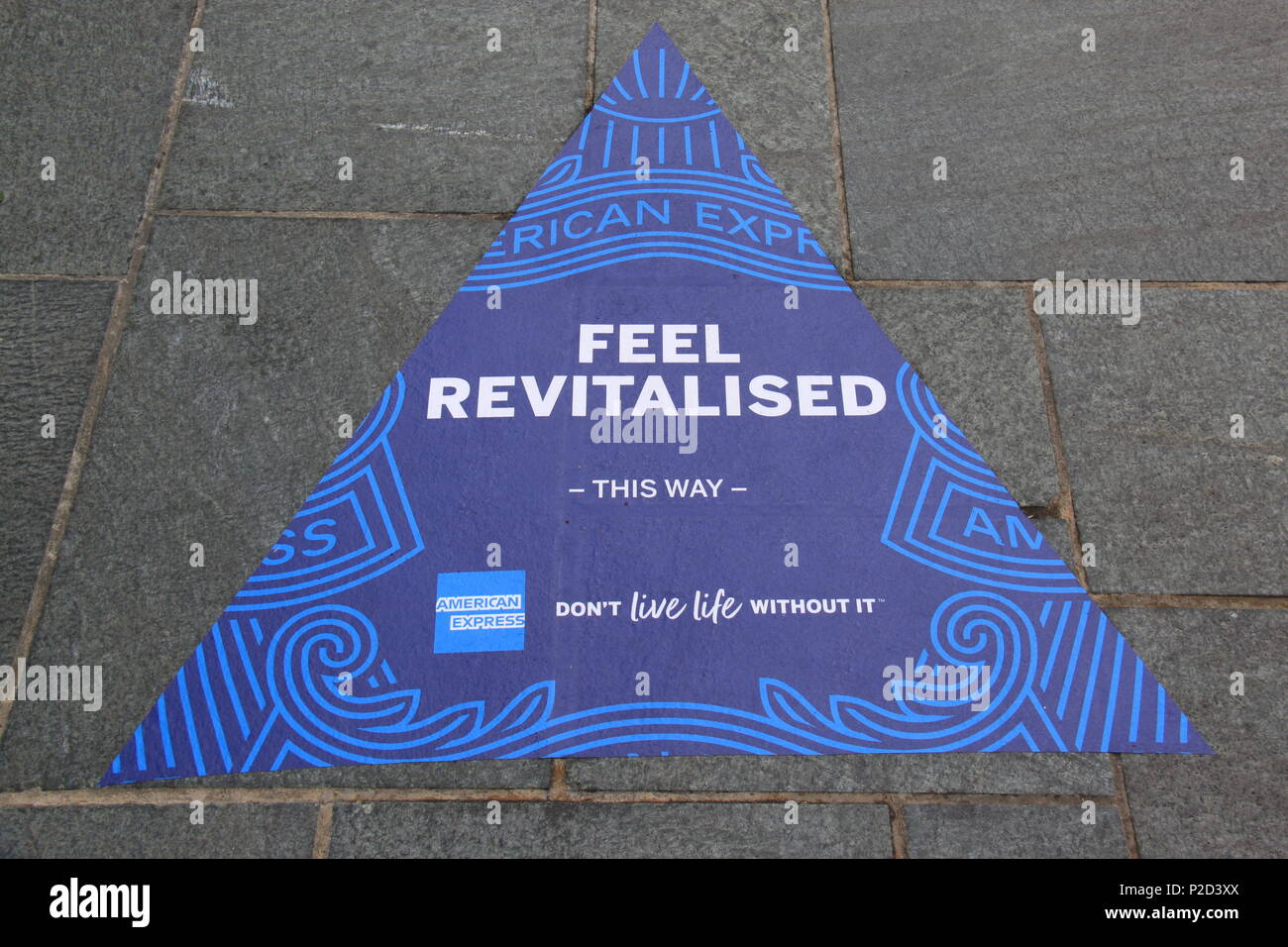 American Express "Immersive Experience" promotion of its new Global ...