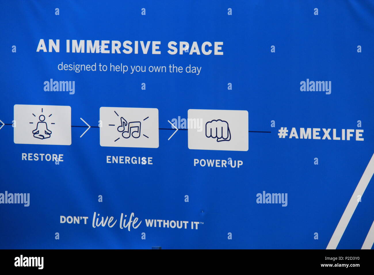 American Express "Immersive Experience" promotion of its new Global ...