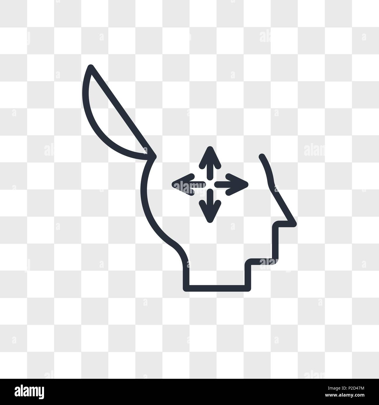 Open mind vector icon isolated on transparent background, Open mind ... Open mind vector icon isolated on transparent background, Open mind ...