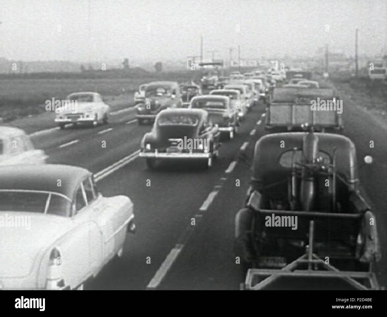 . This is the old Bayshore Highway, now the Bayshore Freeway, at an ...