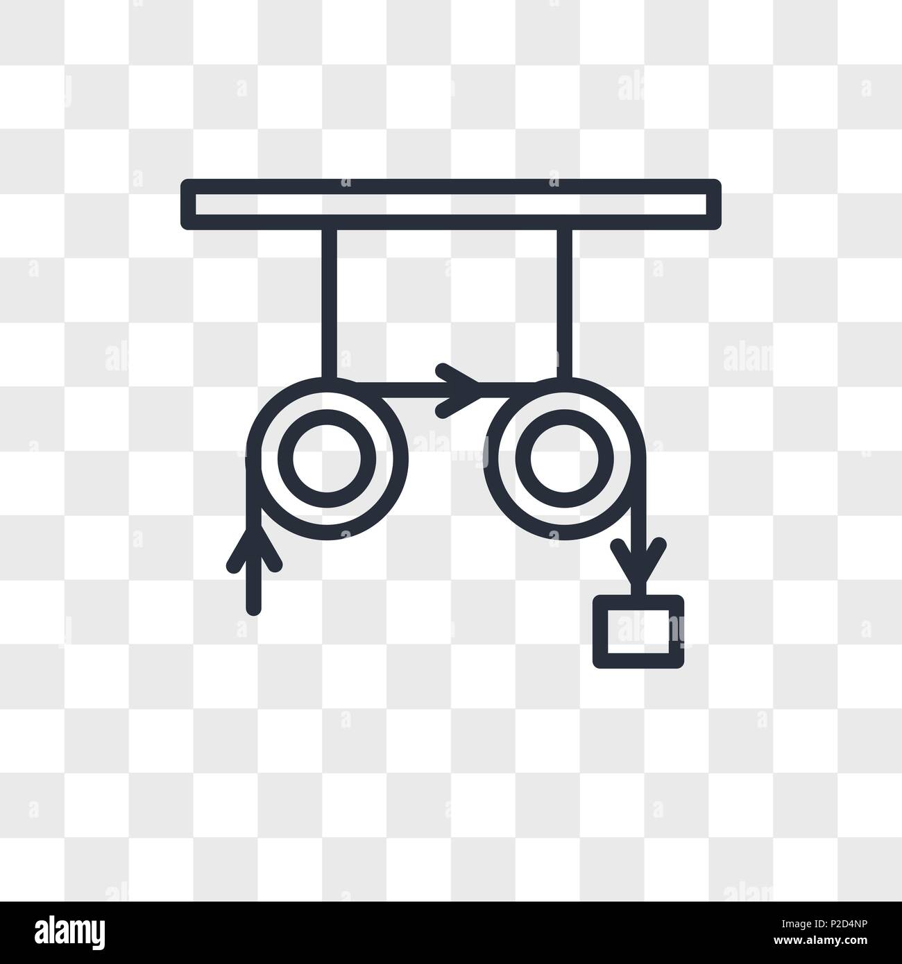 Physics vector icon isolated on transparent background, Physics logo ...