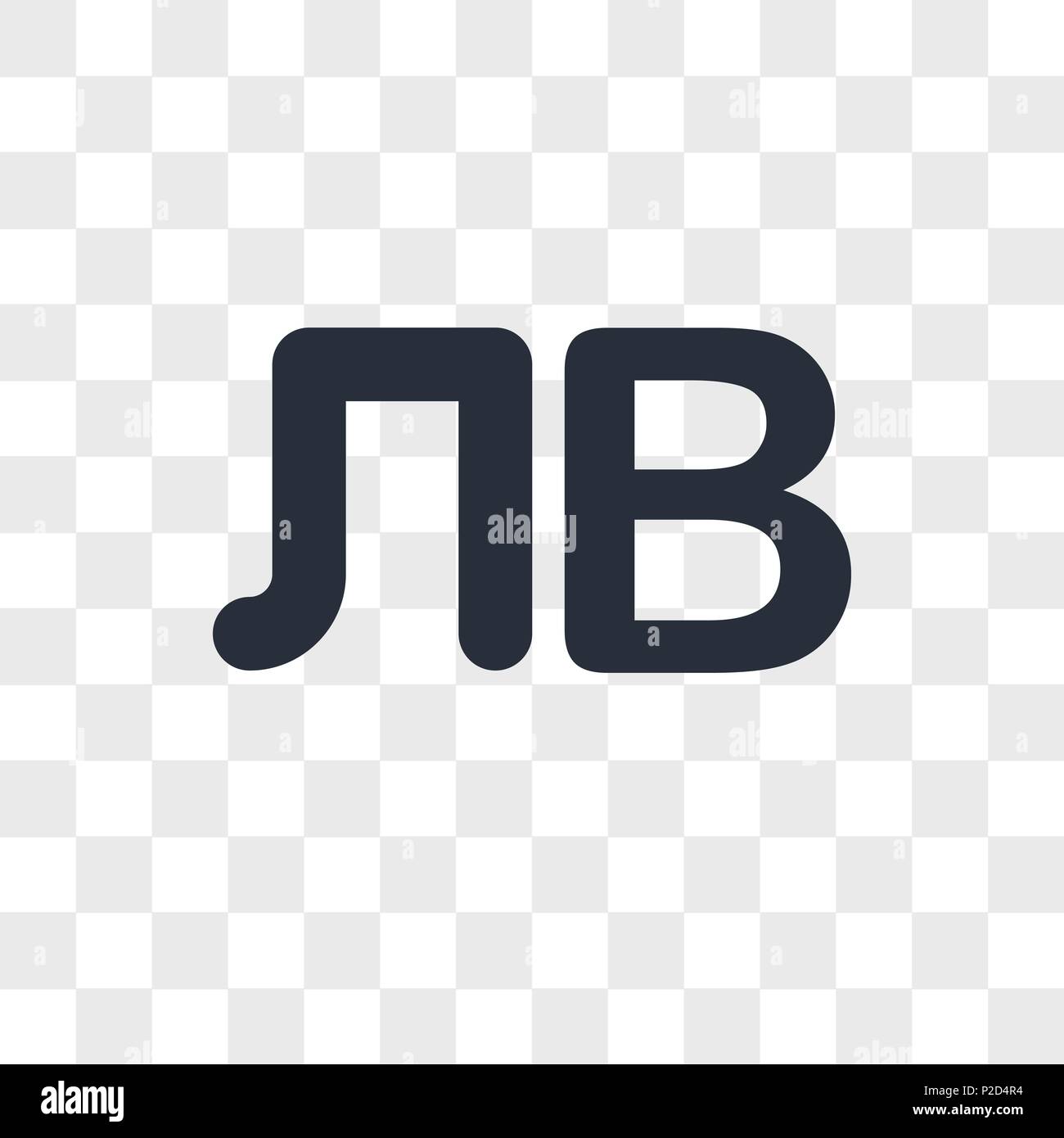 Bulgaria currency vector icon isolated on transparent background ...