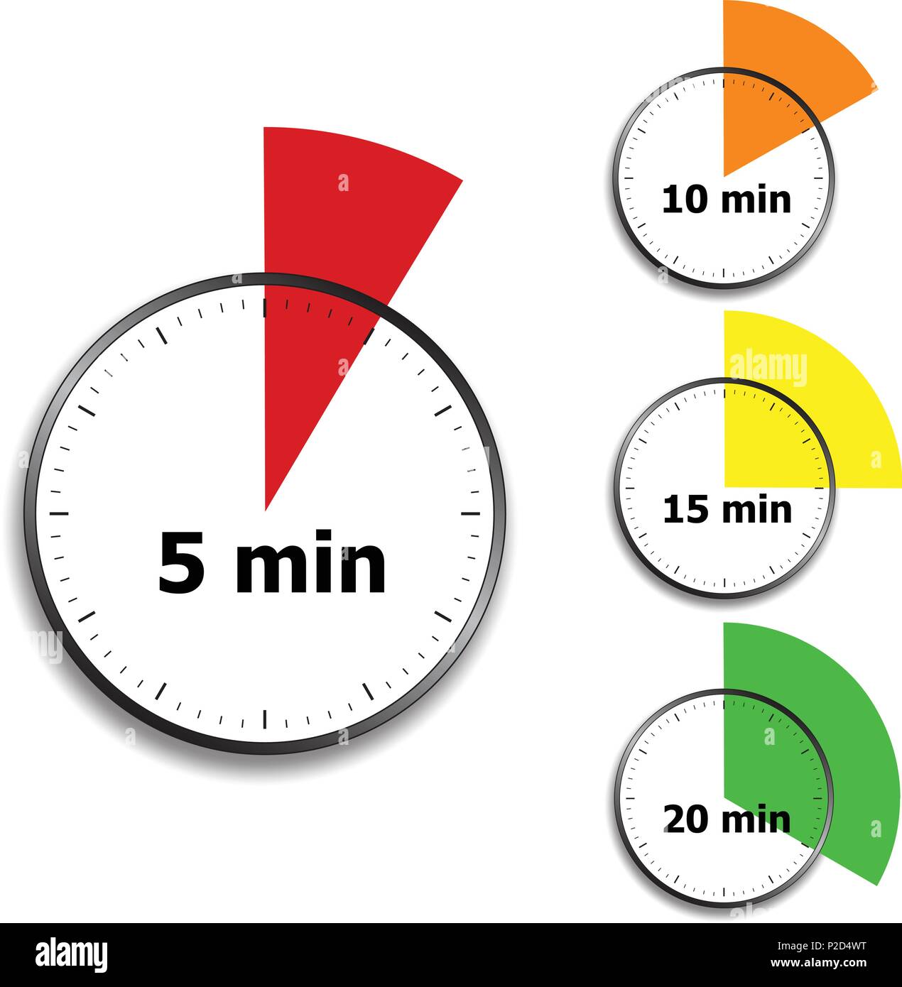 clock face stopwatch on a white background Stock Vector Image & Art - Alamy