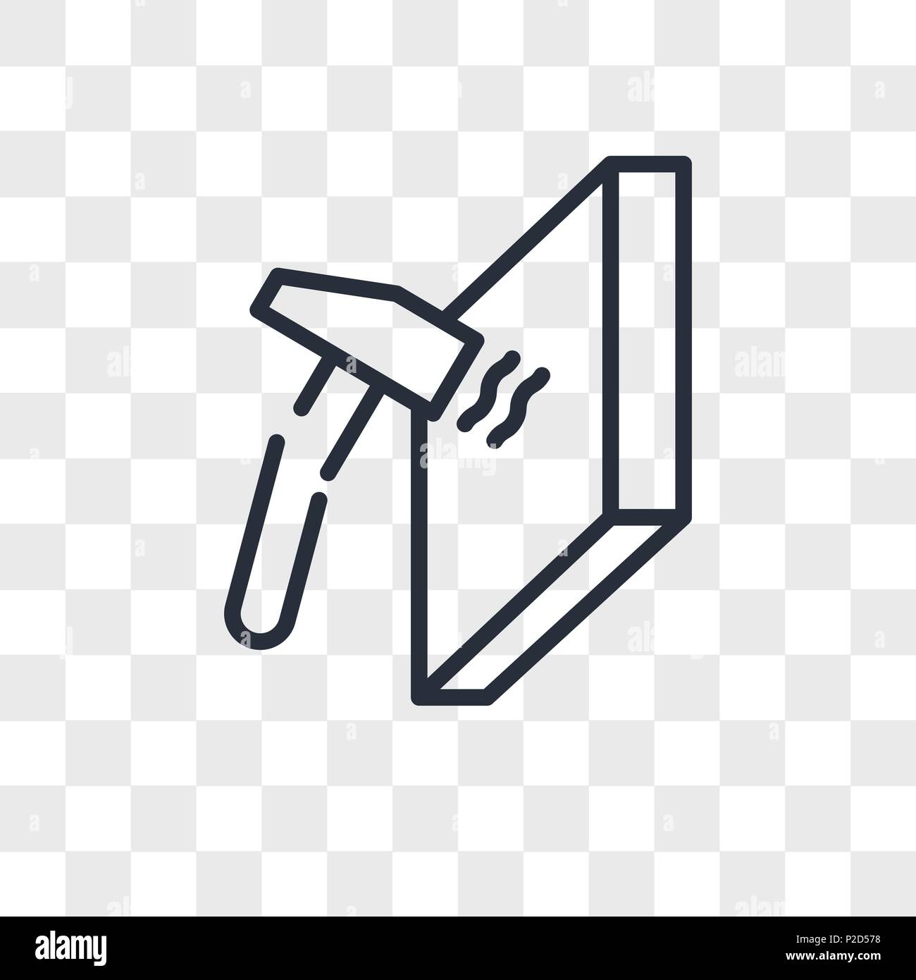 unbreakable vector icon isolated on transparent background, unbreakable ...