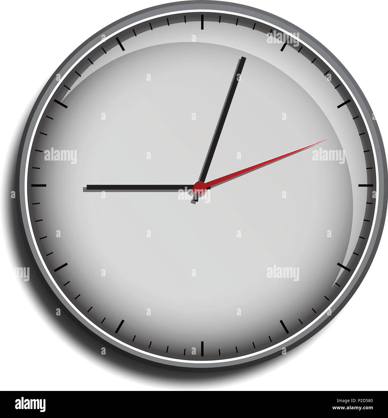 wall clock face on a white background Stock Vector Image & Art - Alamy