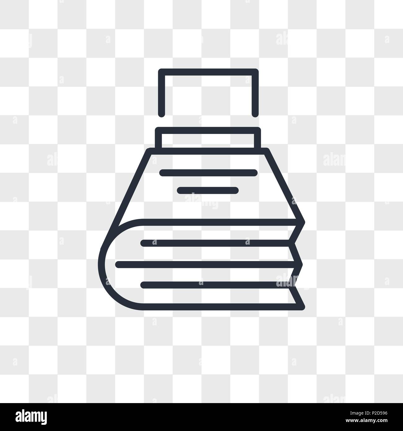 Writing vector icon isolated on transparent background, Writing logo ...