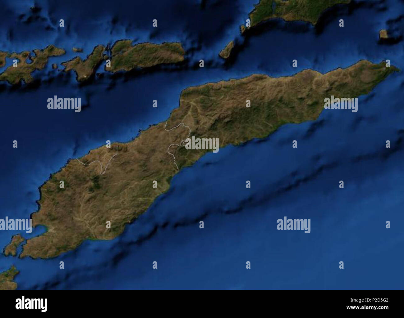 Satellite view timor island hi-res stock photography and images - Alamy