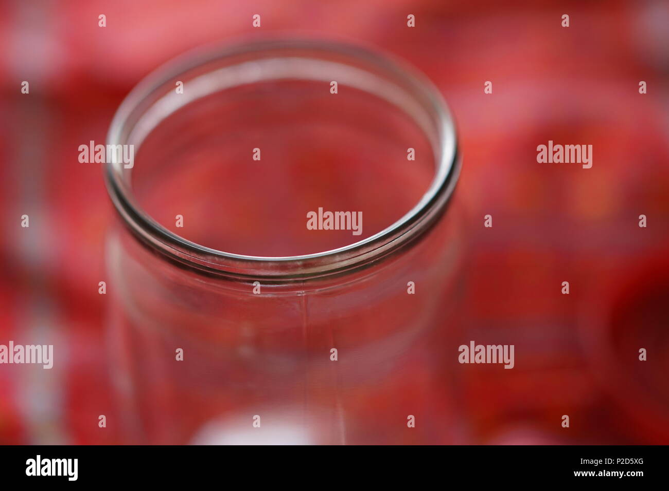 glass half-liter empty jar Stock Photo - Alamy