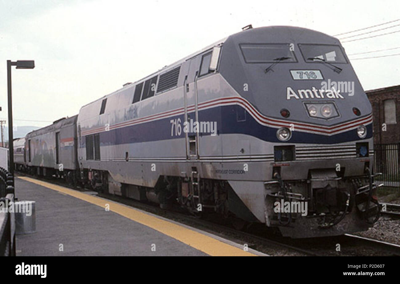 . English: Ethan Allen Express at Rutland station in May 2001 . 12 May ...