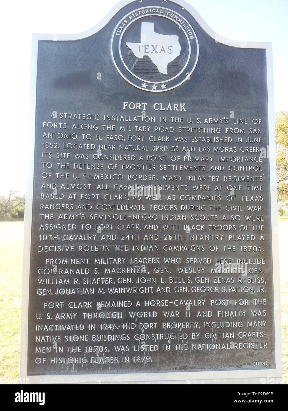 20 Fort Clark 3 Stock Photo - Alamy