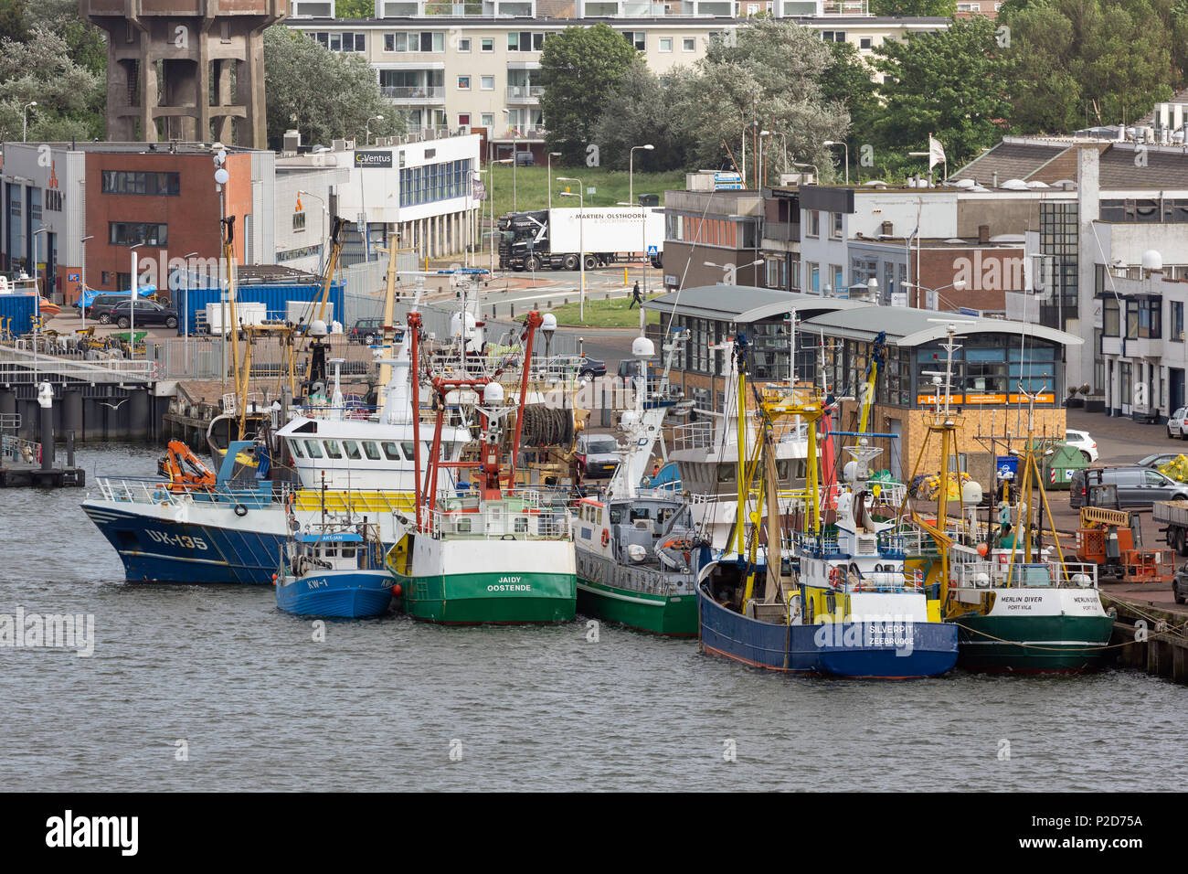 Traditional dutch fishing boats in hi-res stock photography and images ...