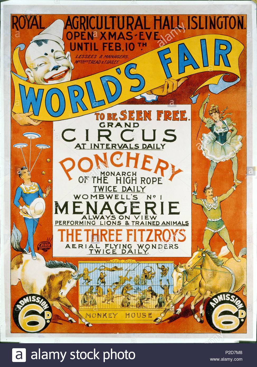 Circus Poster 19th Century Stock Photos & Circus Poster 19th Century ...