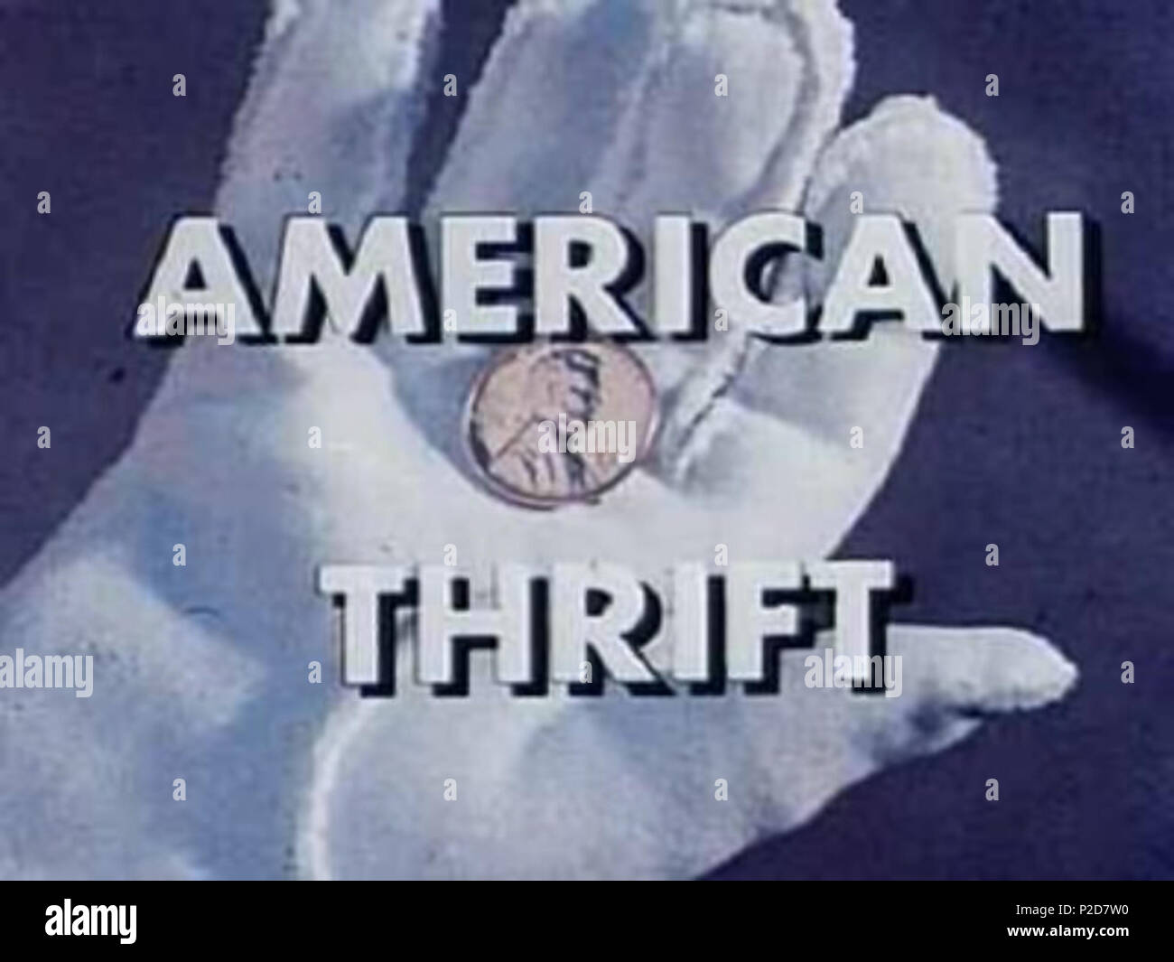 English Opening Title For The 1962 Film American Thrift 1962