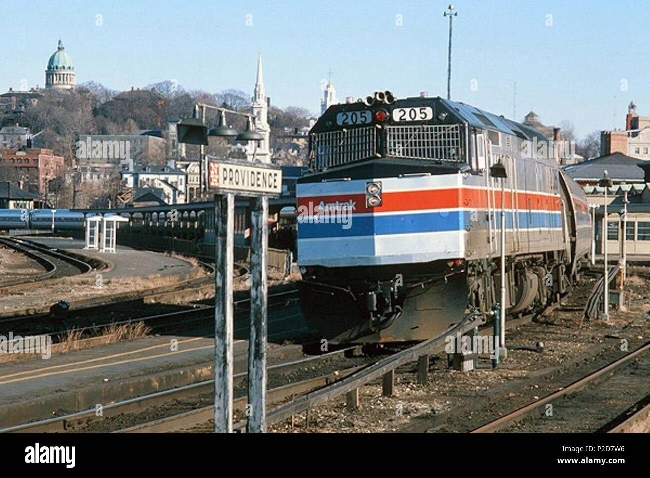. English: An Amtrak train at Providence Union Station in 1977 . January 1977. Hikki Nagasaki 4 ...