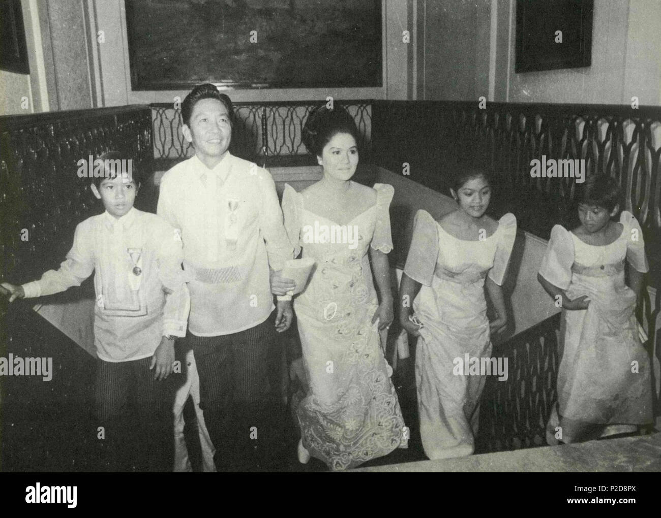 . English: Philippine President Ferdinand E. Marcos and the First ...