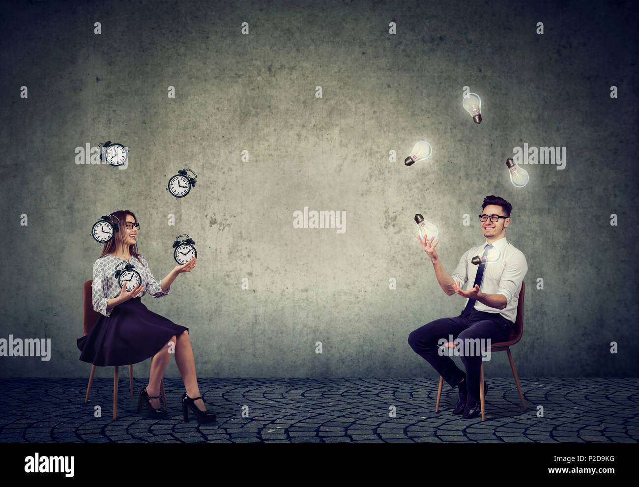 Woman juggling work hi-res stock photography and images - Alamy