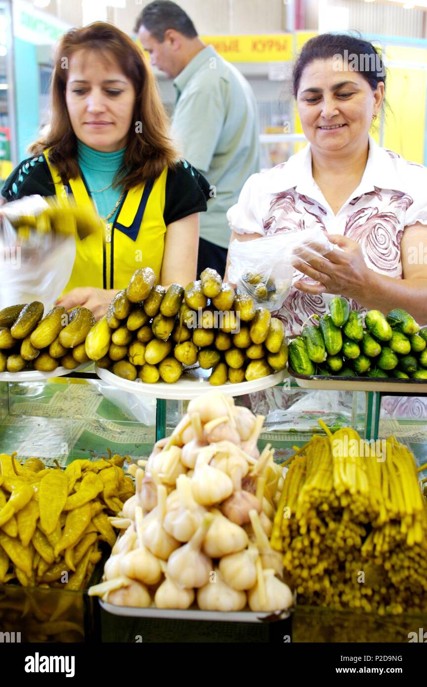 Russia, Moscow, Russian style pickle sales Stock Photo - Alamy