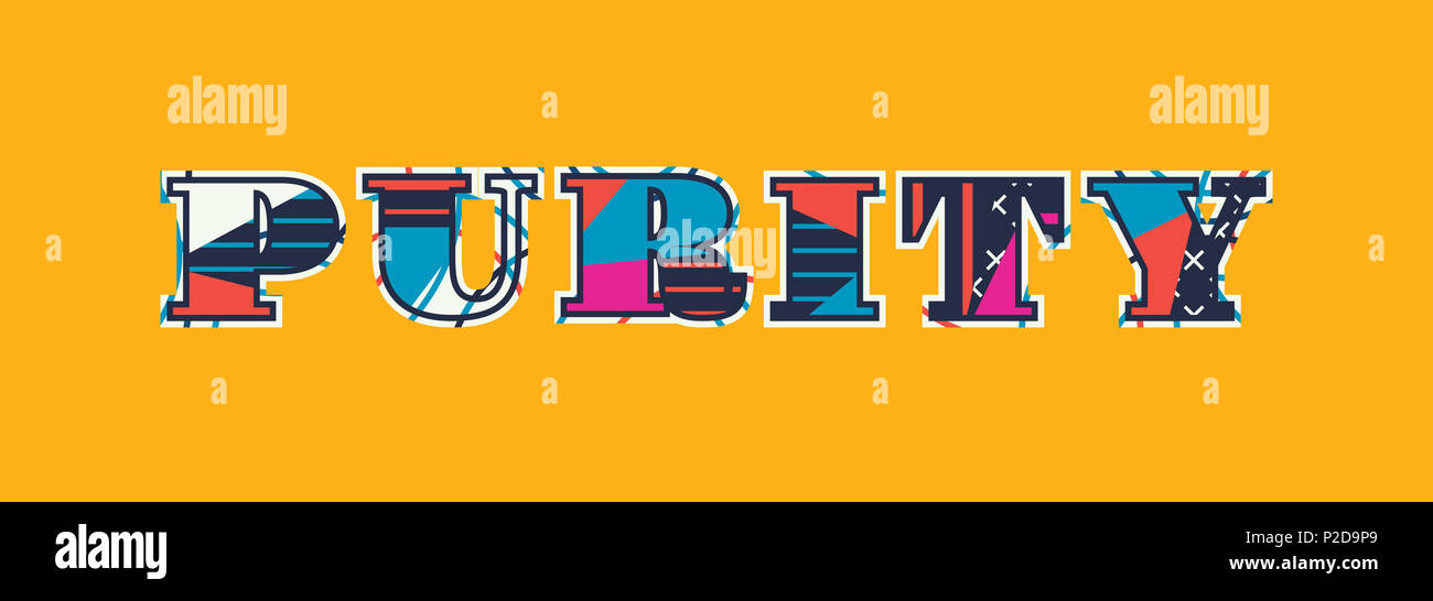 Word purity written in white hi-res stock photography and images - Alamy