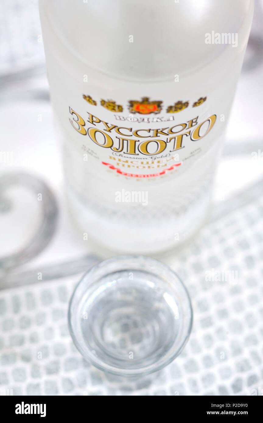 Russia, Moscow, vodka tasting Stock Photo - Alamy