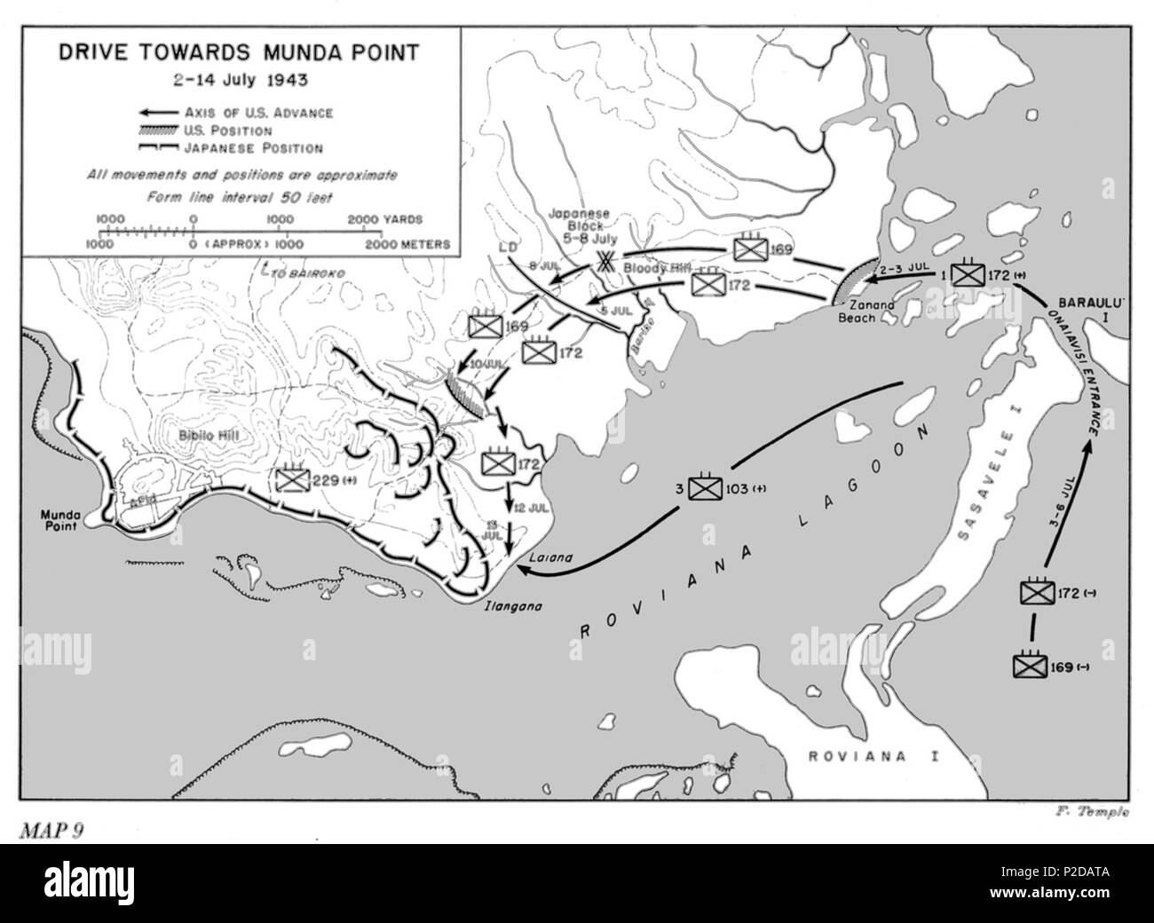 16 Drive toward Munda Point Stock Photo - Alamy