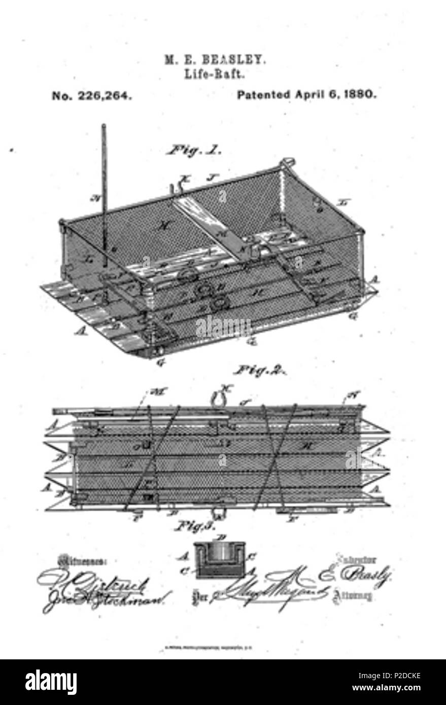Patent raft hi-res stock photography and images - Alamy