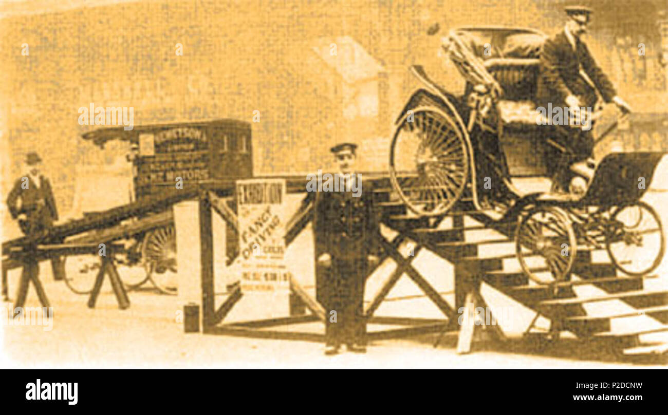 Benz "Velo" model presentation in London 1898 Stock Photo - Alamy