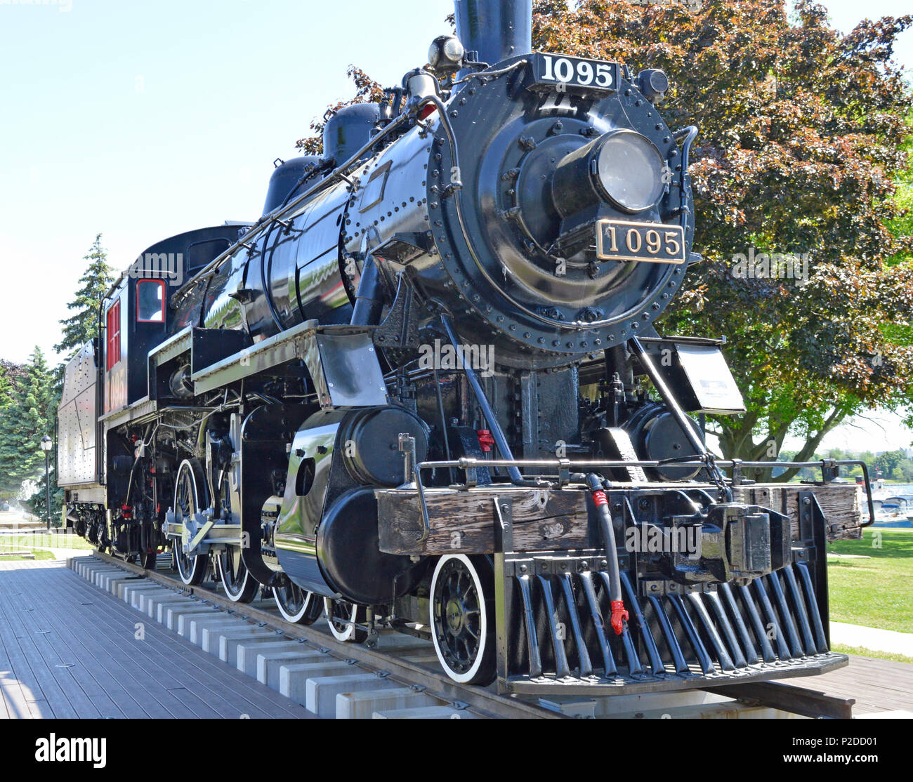A Steam Train Locomotive that was in service up until the early 1960's ...
