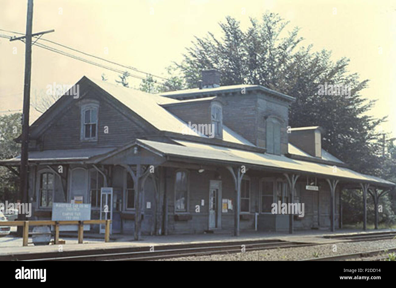 . English: Kingston station in July 1973, before renovations . 31 July ...