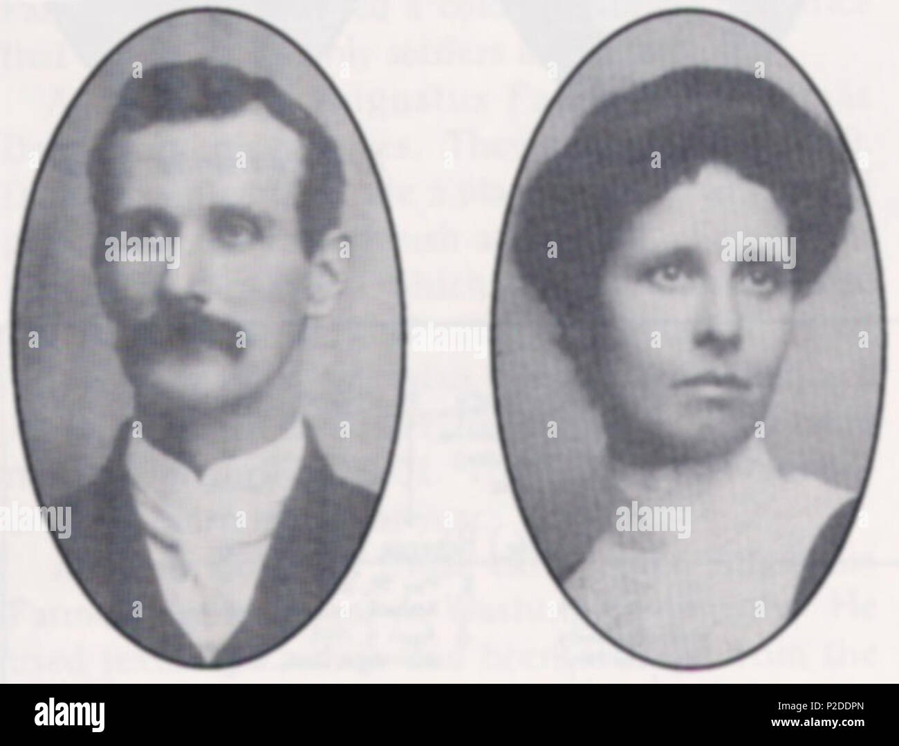 . English: Aaron Vasco Denney and Alice Smith. Historical images of ...