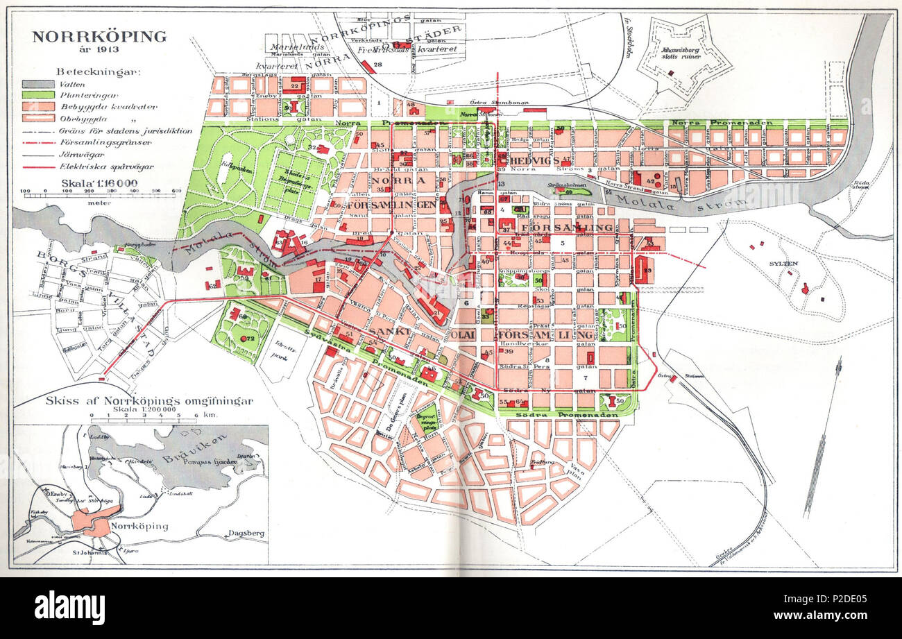 Norrkoping map hi-res stock photography and images - Alamy