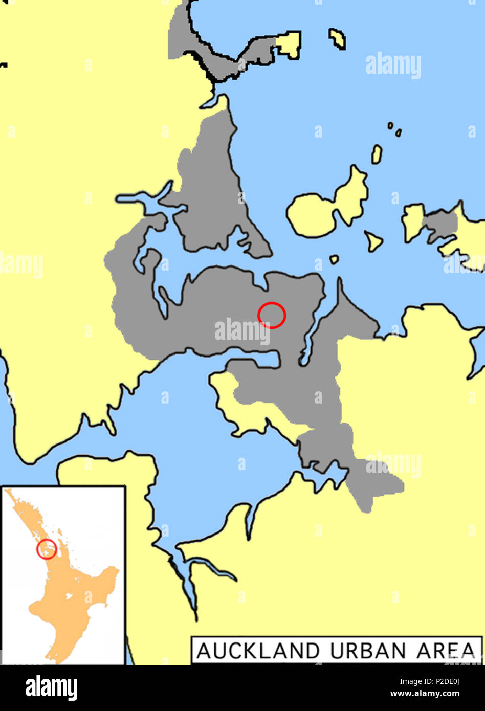 Map of auckland hi-res stock photography and images - Alamy