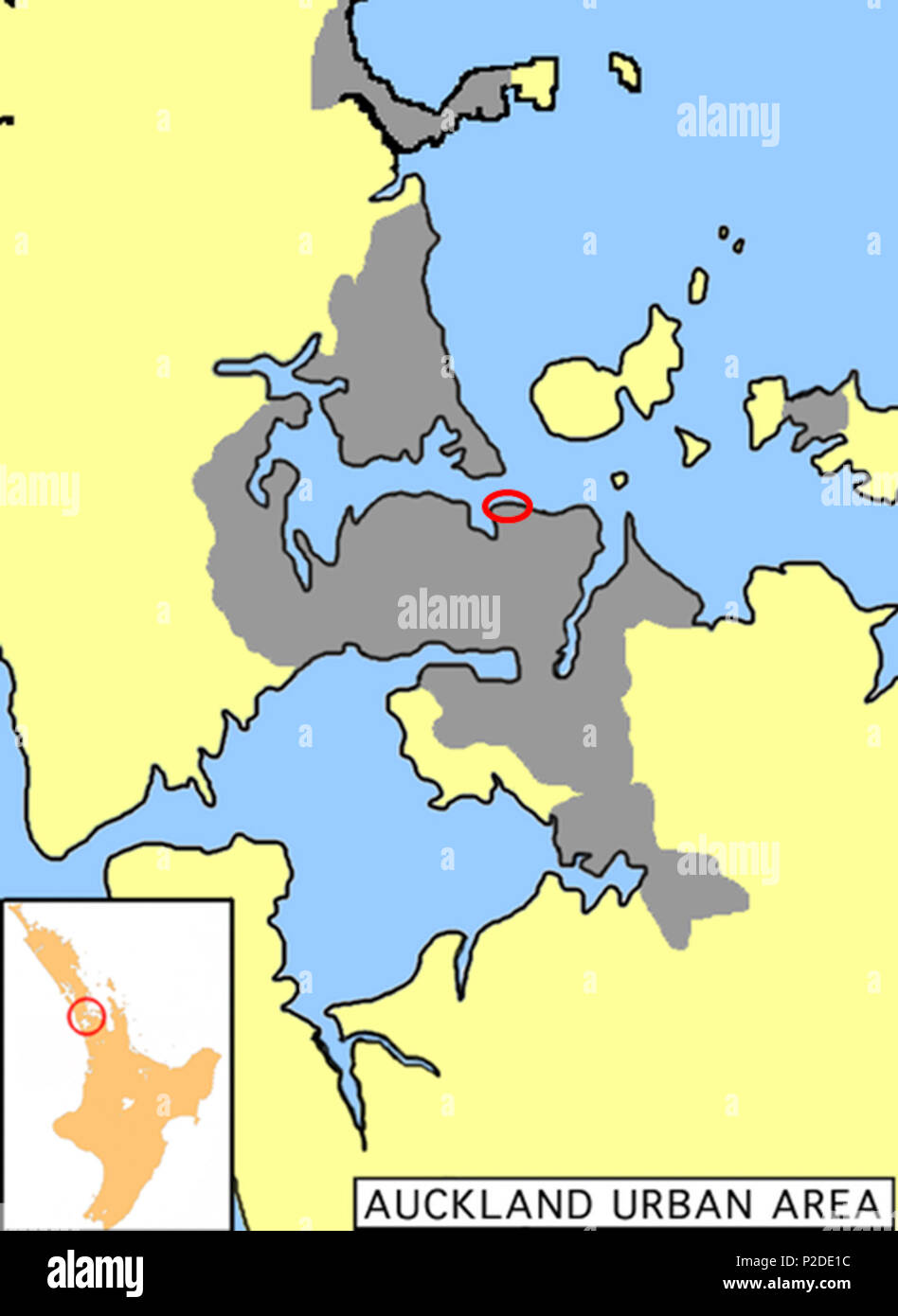 33 Map Okahu Bay, Tamaki Drive, Auckland Urban Area Stock Photo - Alamy