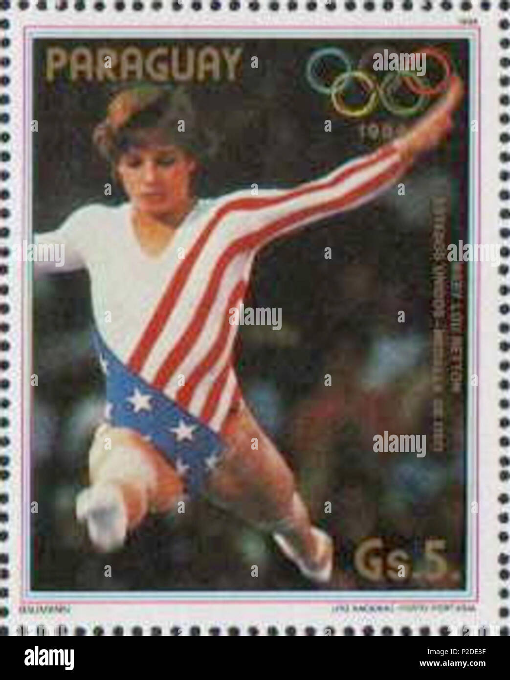 . Mary Lou Retton . 1985. Unknown 33 Mary Lou Retton 1985 Paraguay ...