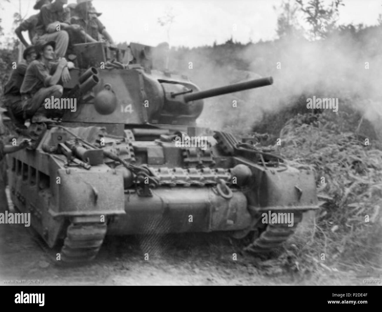 . Australian War Memorial (AWM) catalog number 089970 A Matilda II tank ...