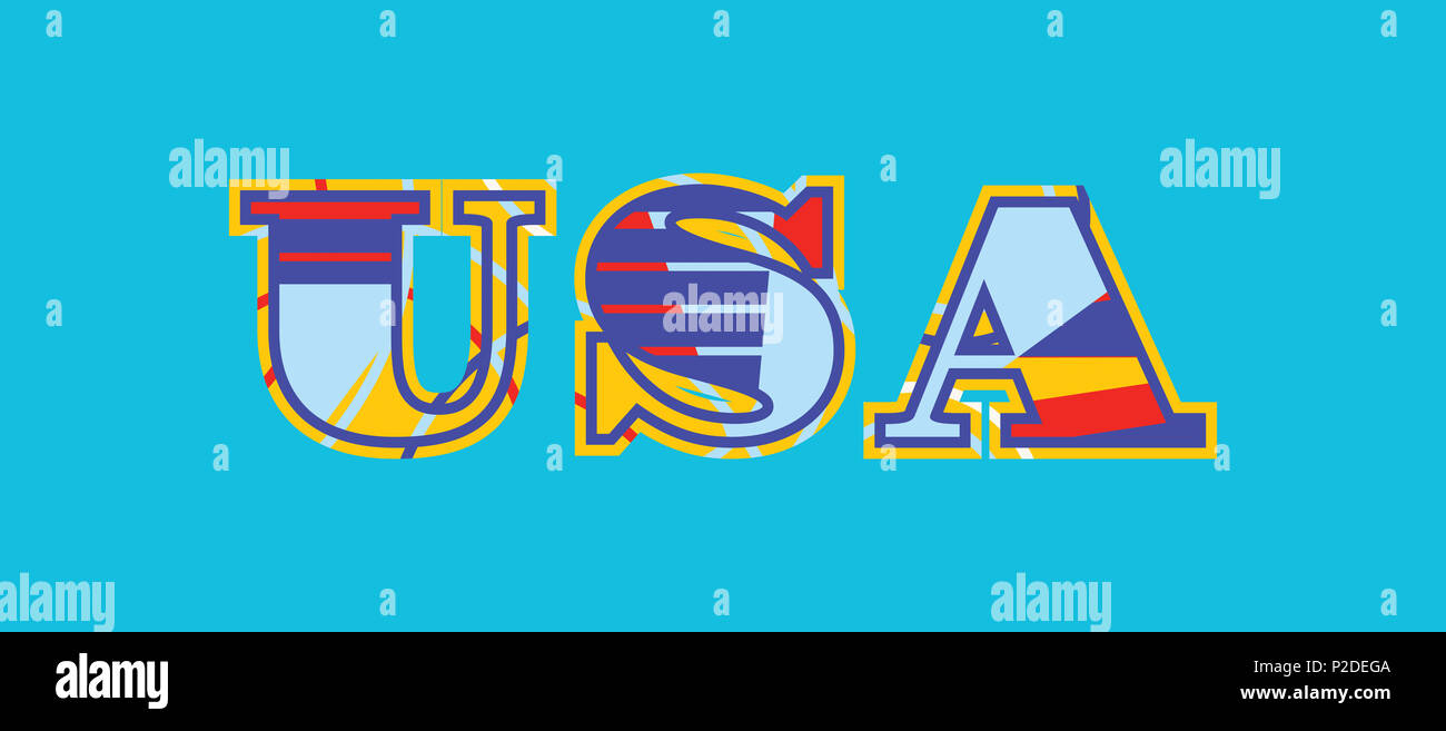 Usa independence day typography art hi-res stock photography and images ...
