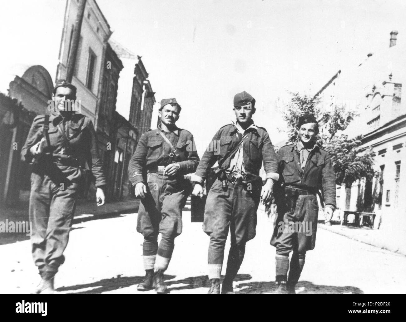 40 Partizani u Aranđelovcu 1944 Stock Photo - Alamy