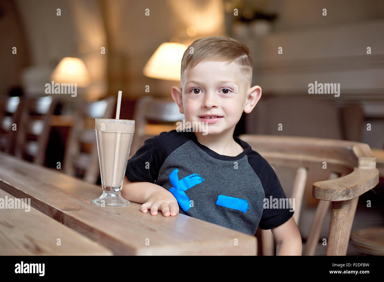 Boy milk shake hi-res stock photography and images - Alamy