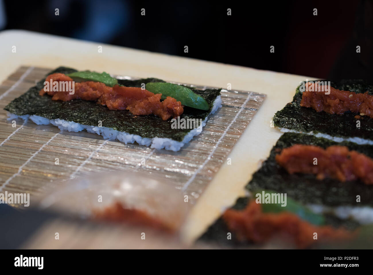 Traditional sushi table hi-res stock photography and images - Alamy