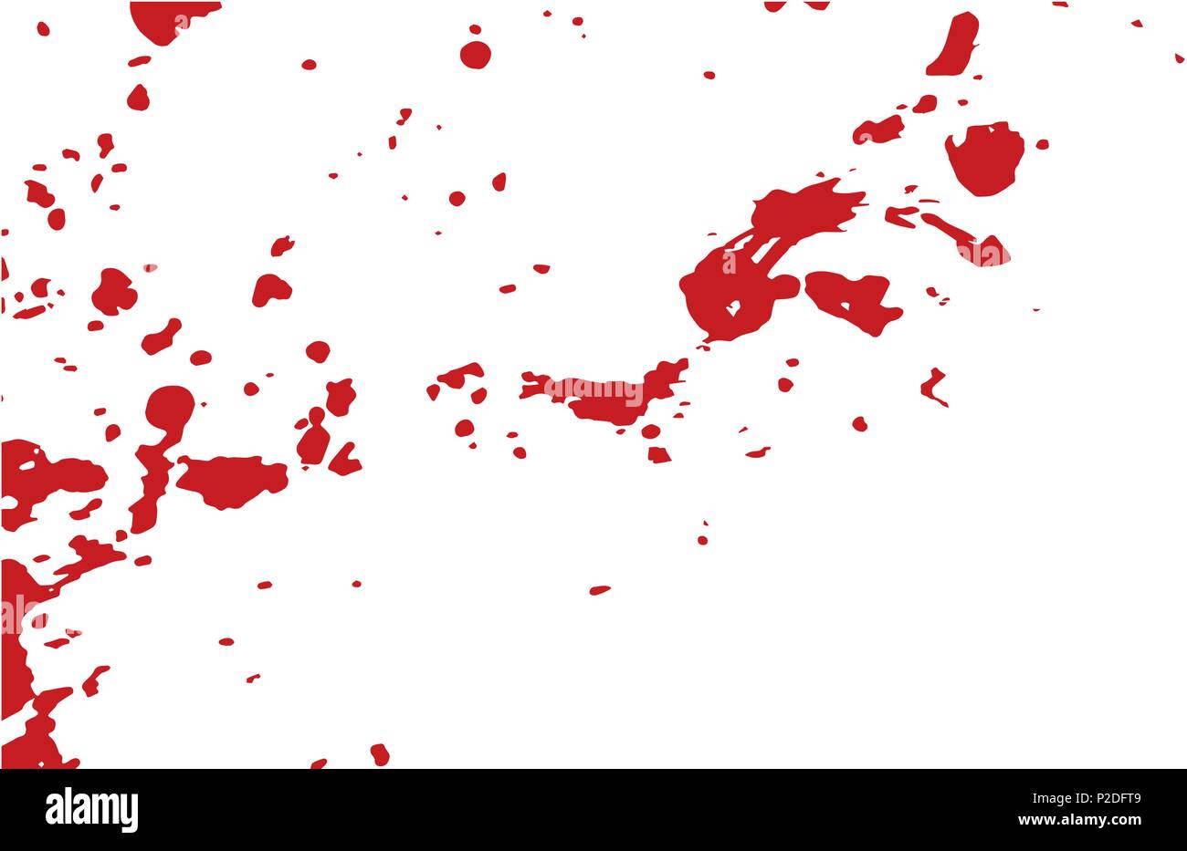 red liquid splat on white backgound verctor art Stock Vector Image ...
