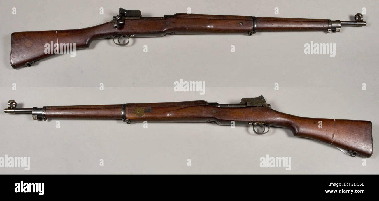 . English: Rifle Pattern 14 Enfield. Caliber .303' British. From the ...