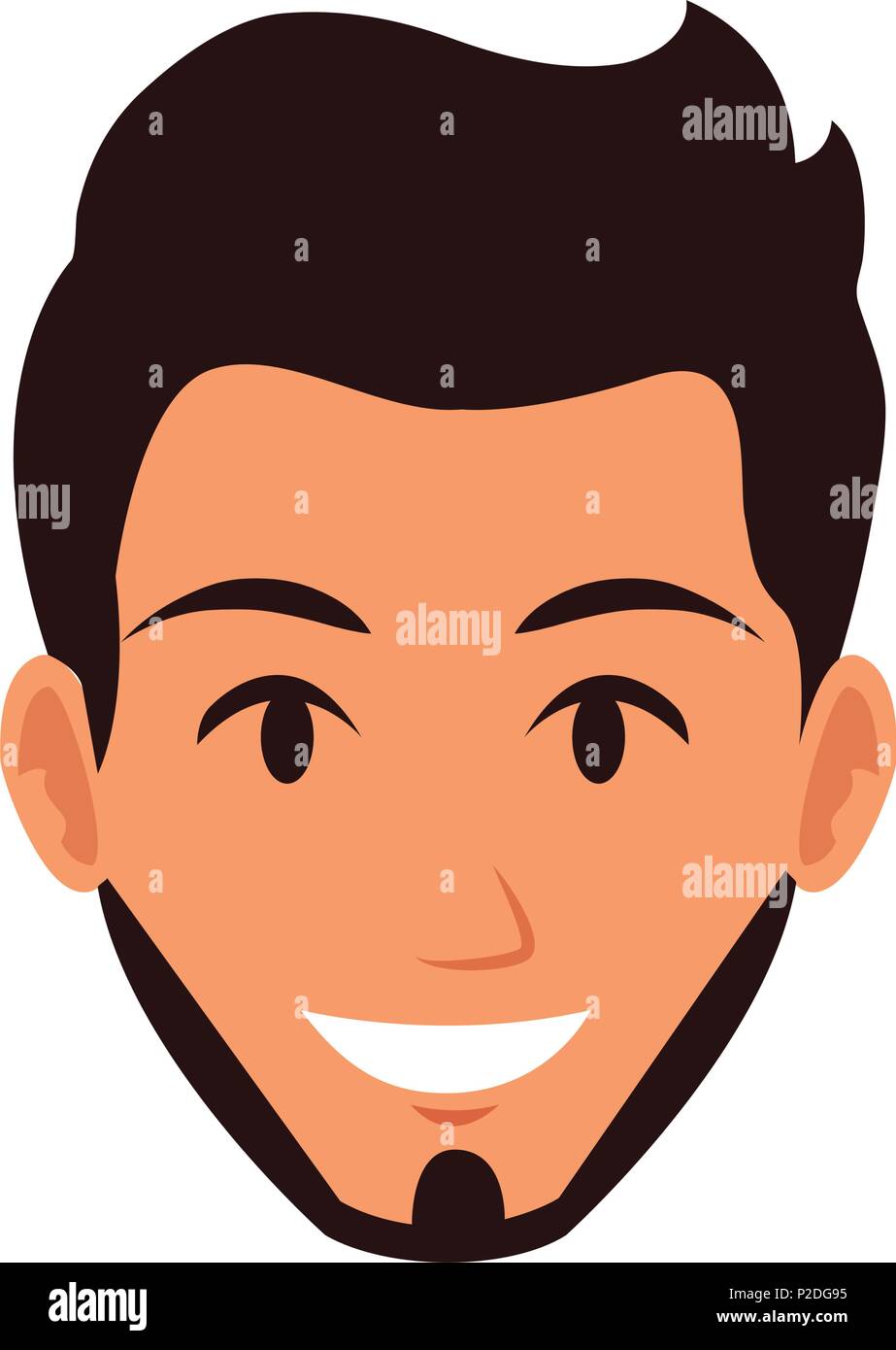 Young man face Stock Vector Image & Art - Alamy
