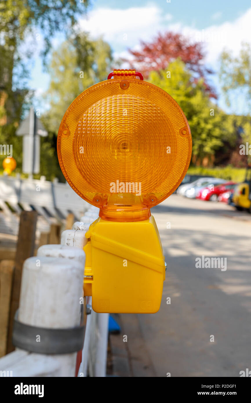 Warning marker hi-res stock photography and images - Alamy