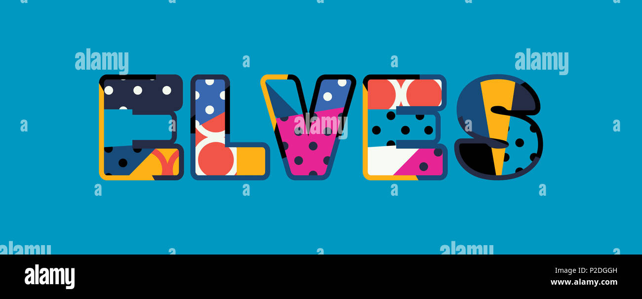 Abstract christmas art elves hi-res stock photography and images - Alamy