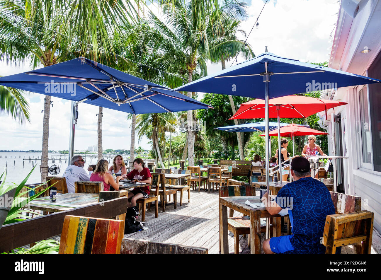 Florida,FL South,Stuart,St. Lucie River water,historic downtown ...