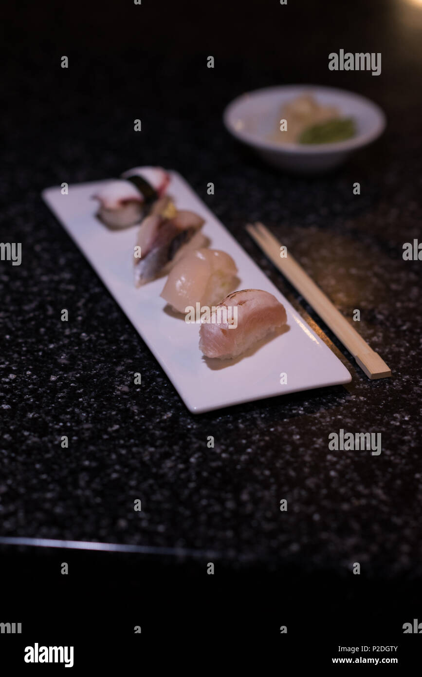 Traditional sushi table hi-res stock photography and images - Alamy