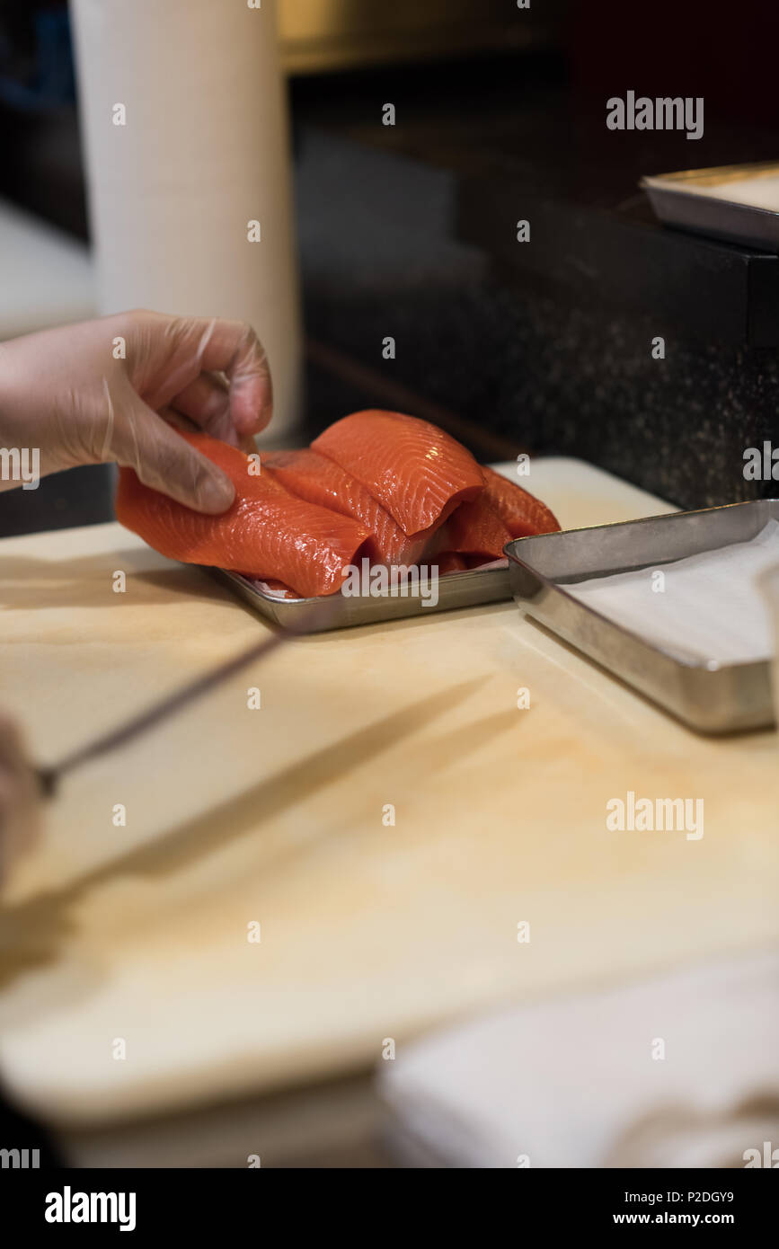 Fish kitchen counter hi-res stock photography and images - Alamy