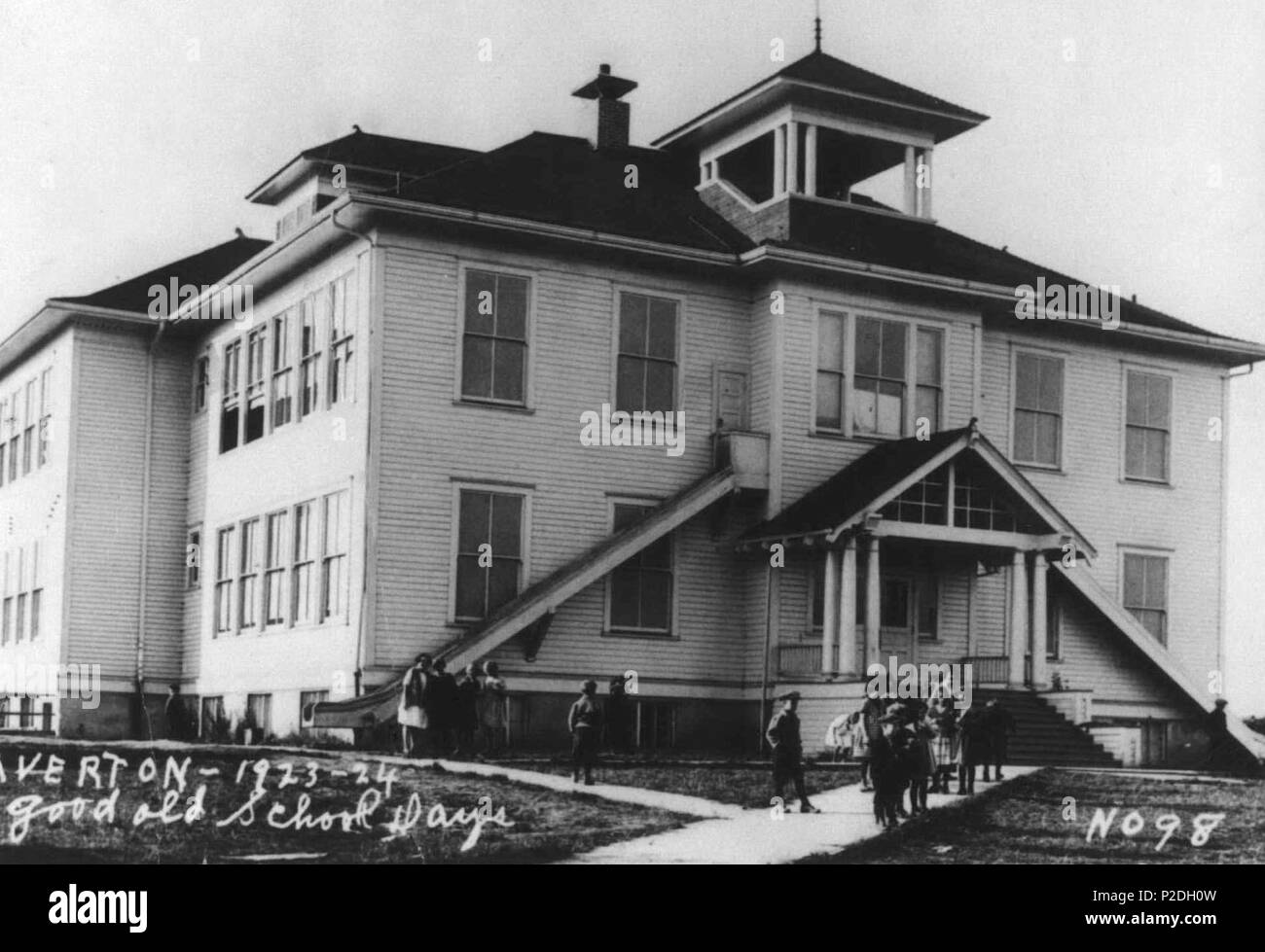 . English: Beaverton School 1923-24. Historical images of Beaverton ...