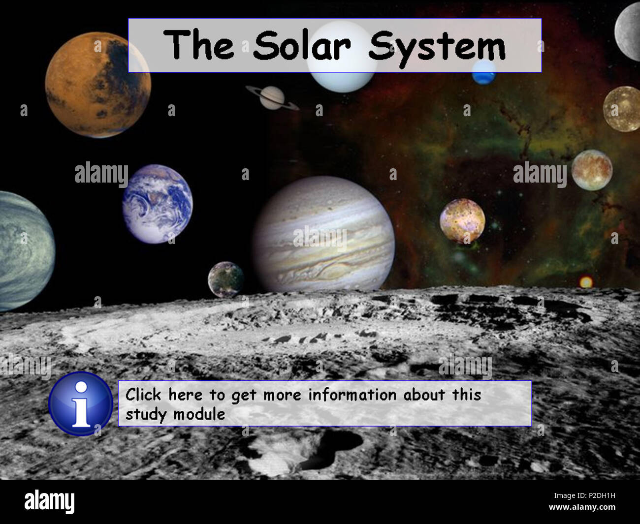 52 Solar system intro Stock Photo - Alamy