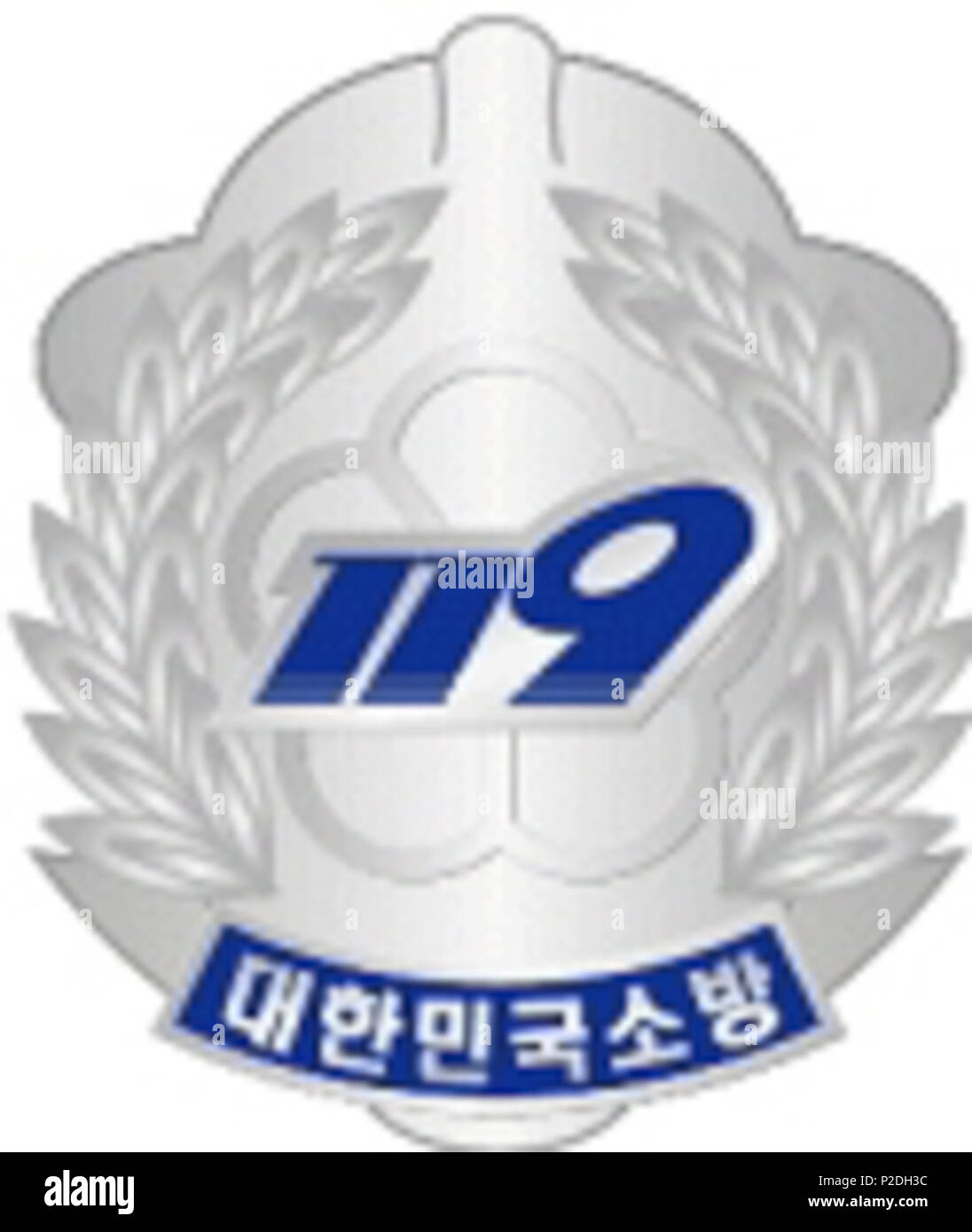 English: South Korean Fire Fighter's badge . 11 July 2014, 15:36:0
